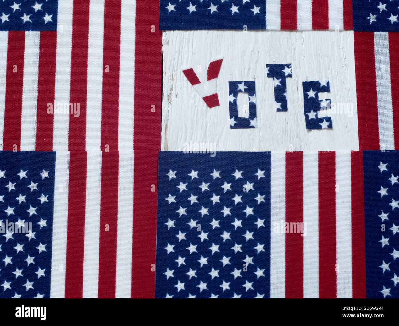 Electoral vote close-up. USA political elections. USA flag background ...