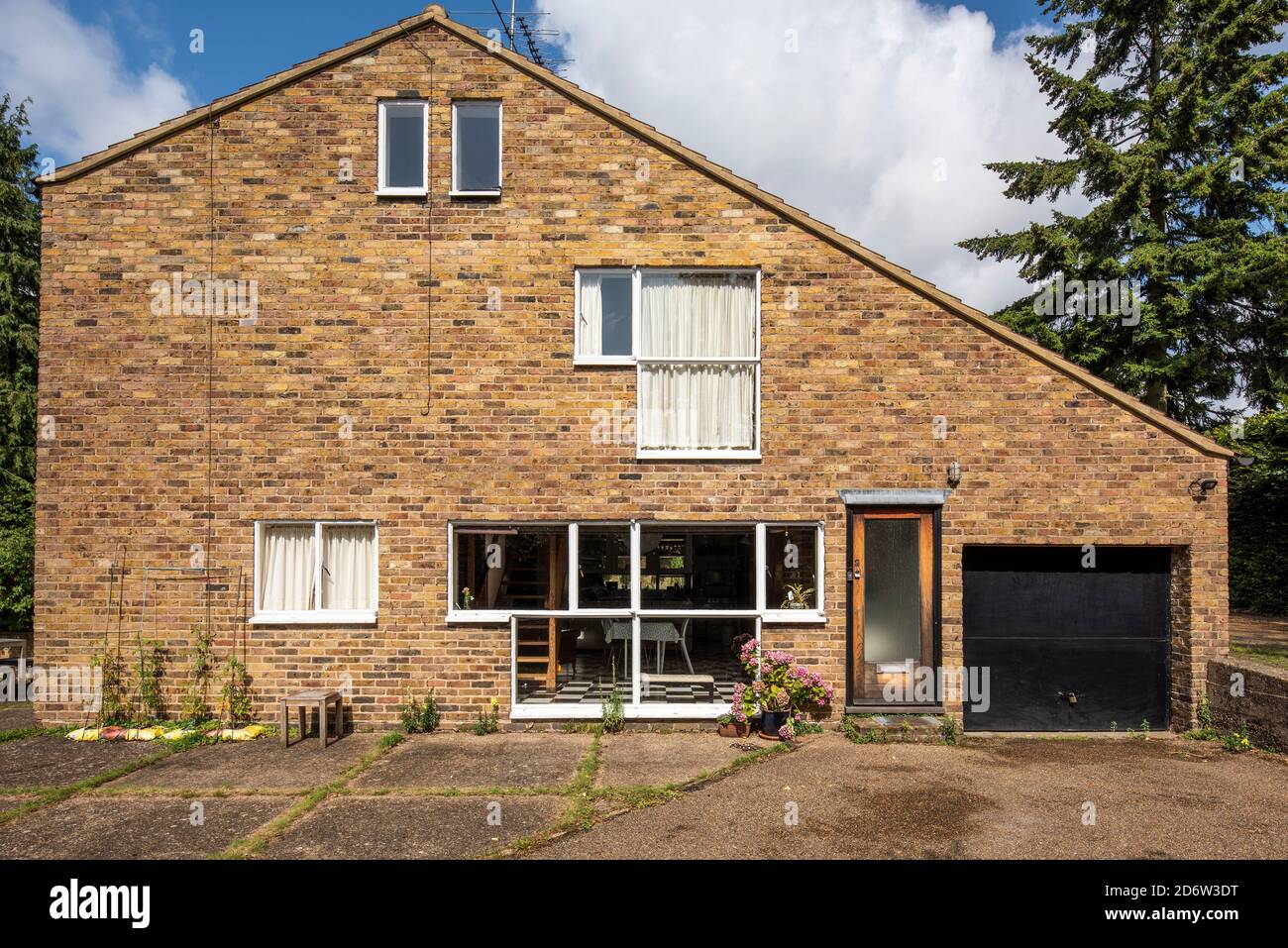 East elevation, main entrance to house. Sugden House, Watford, United ...