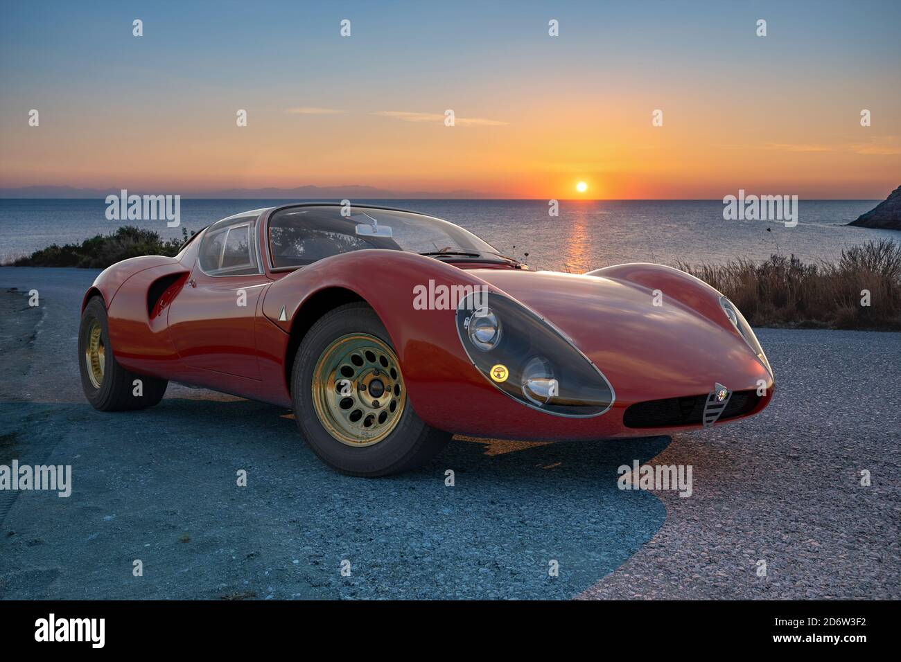 Alfa Romeo 33 Stradale Engine