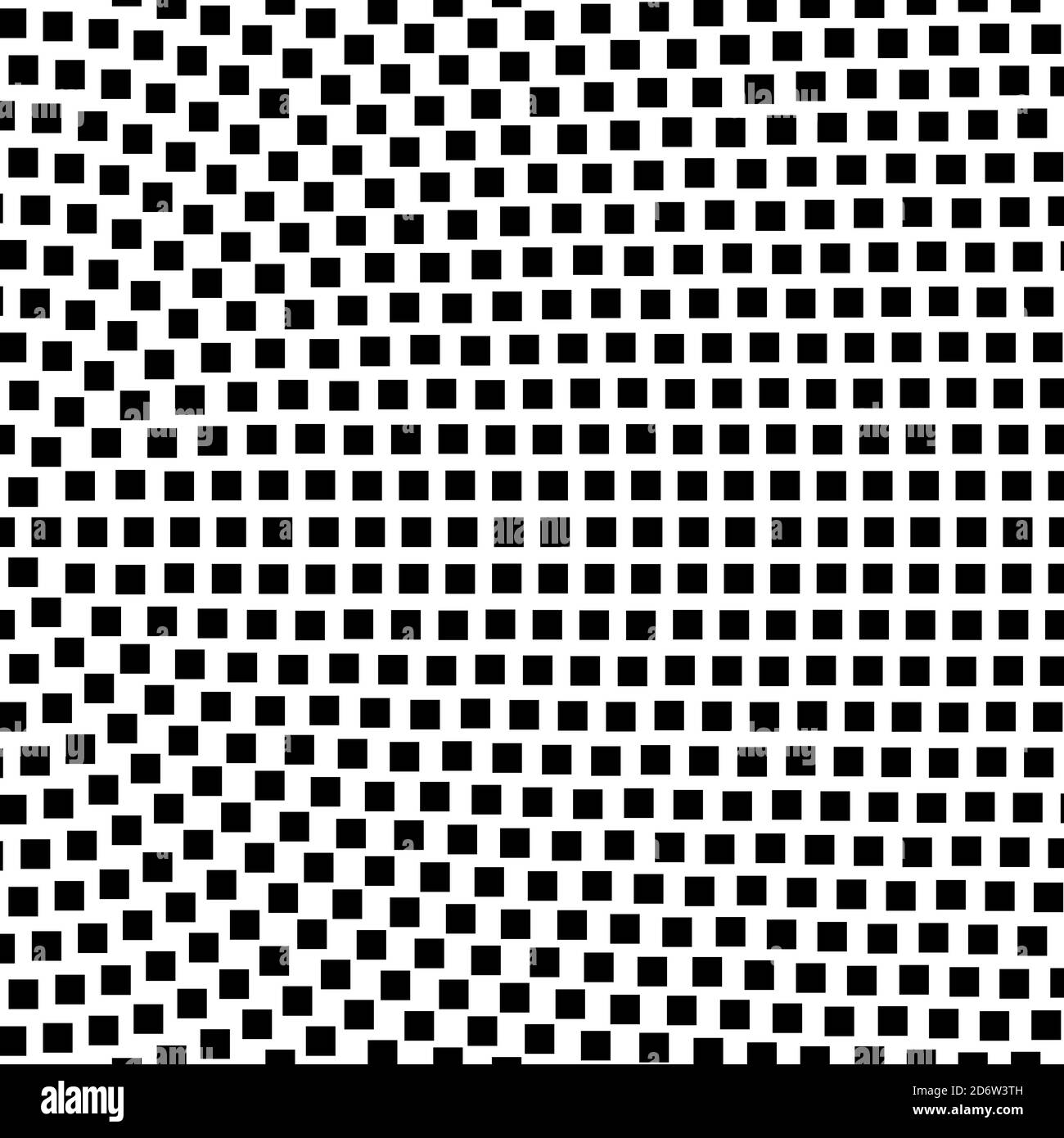 Random squares in spiral, circular and radial style. Squares pattern ...