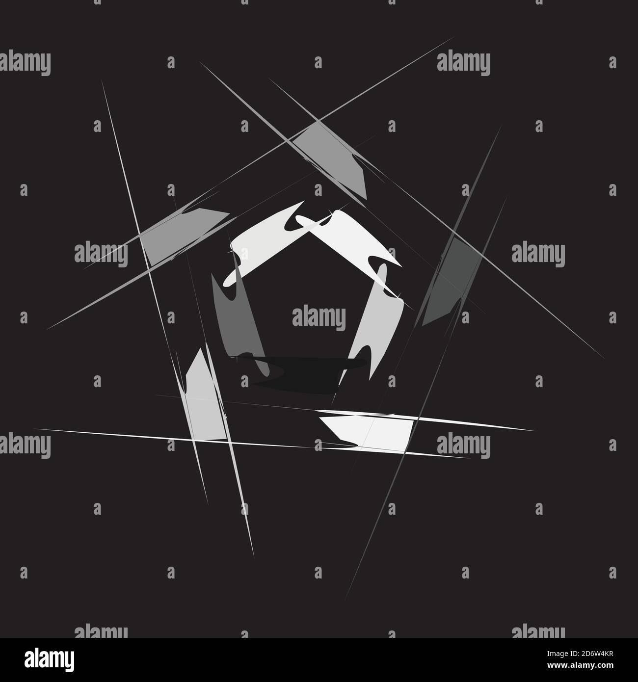 Fractal motif logo hi-res stock photography and images - Alamy