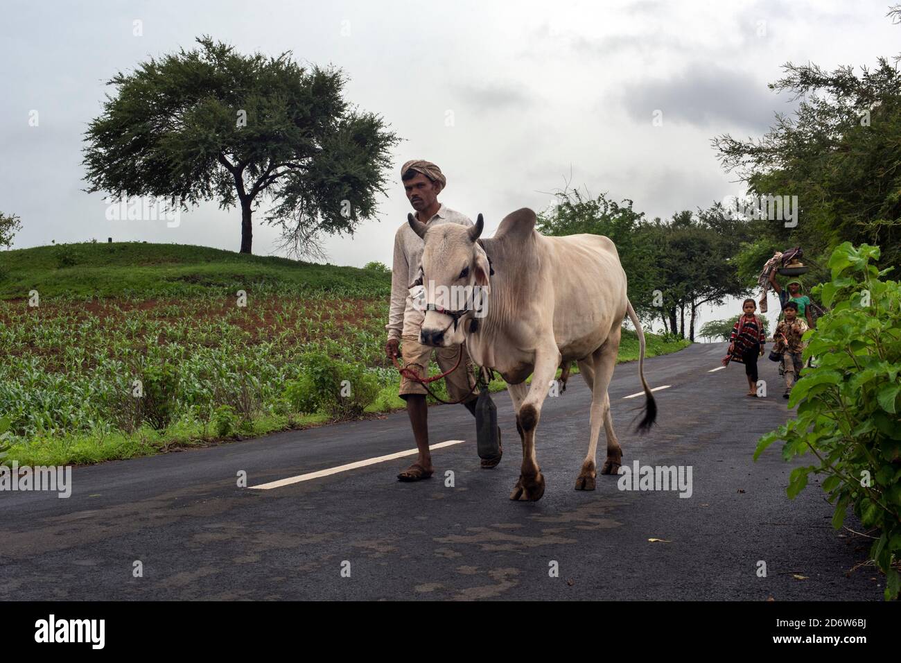 Indian rural farmer family hi-res stock photography and images - Alamy