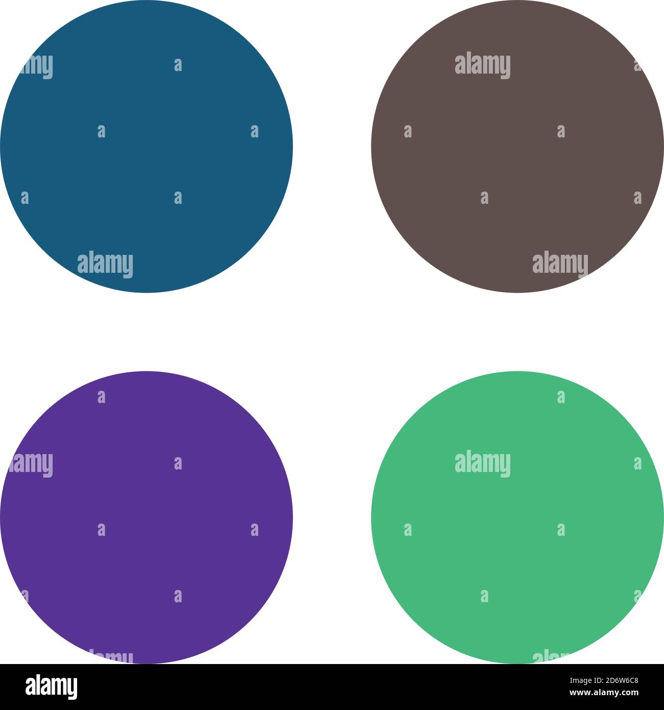 Color Circles vector illustration. Circles design element, circles ...