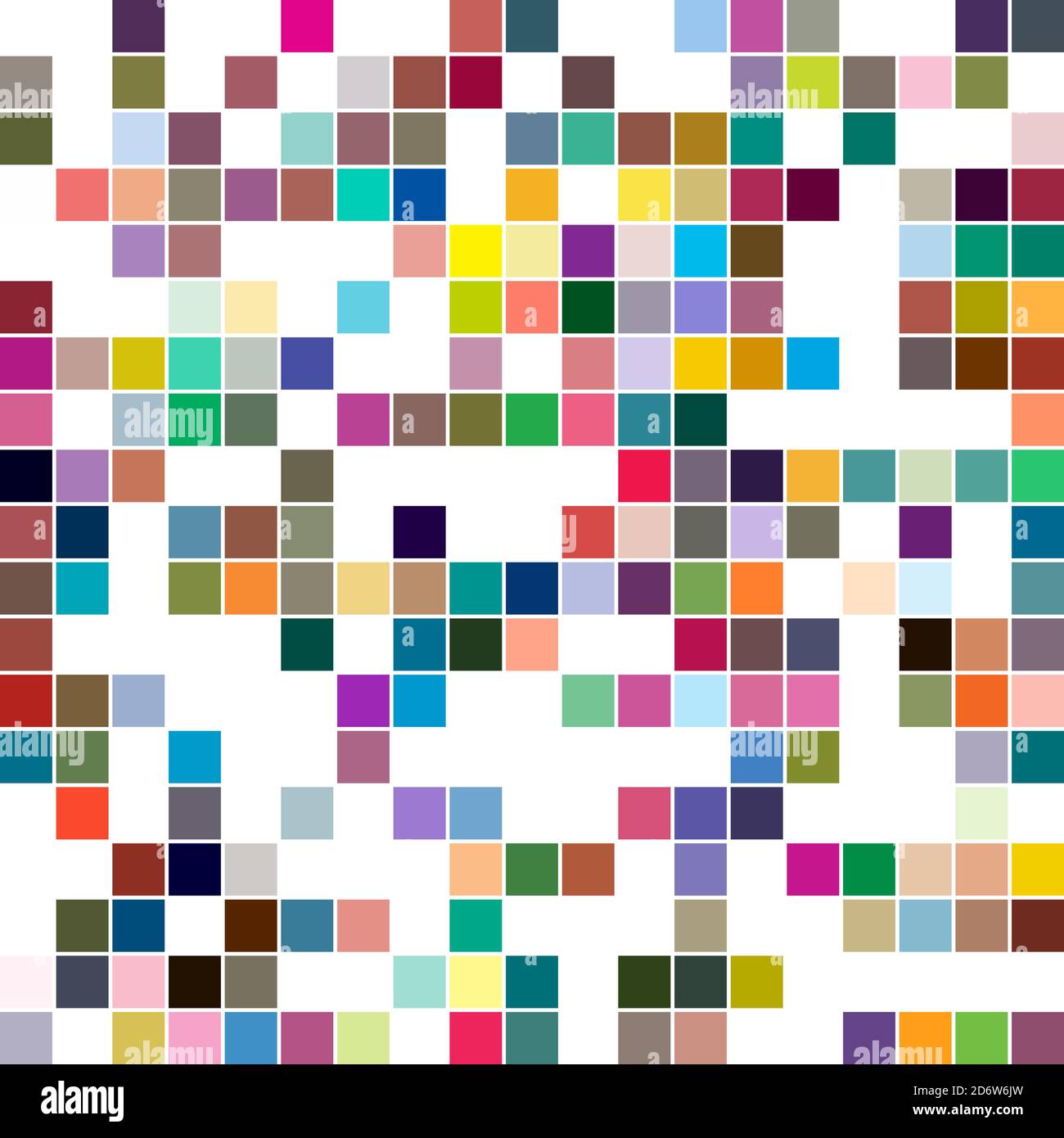 Random squares mosaic vector illustration. Colorful squares design ...