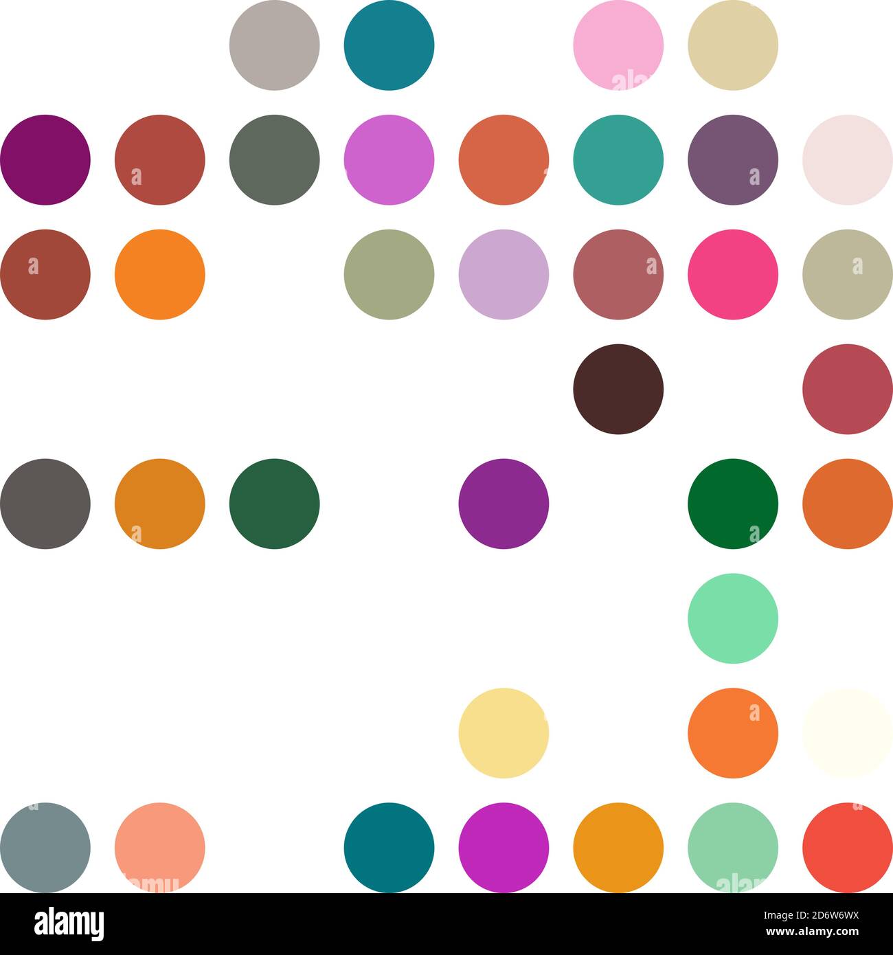 Random, colorful Circles vector illustration. Circles design element ...