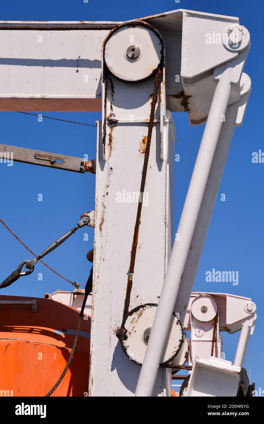 Old Industrial Puley Stock Photo - Alamy