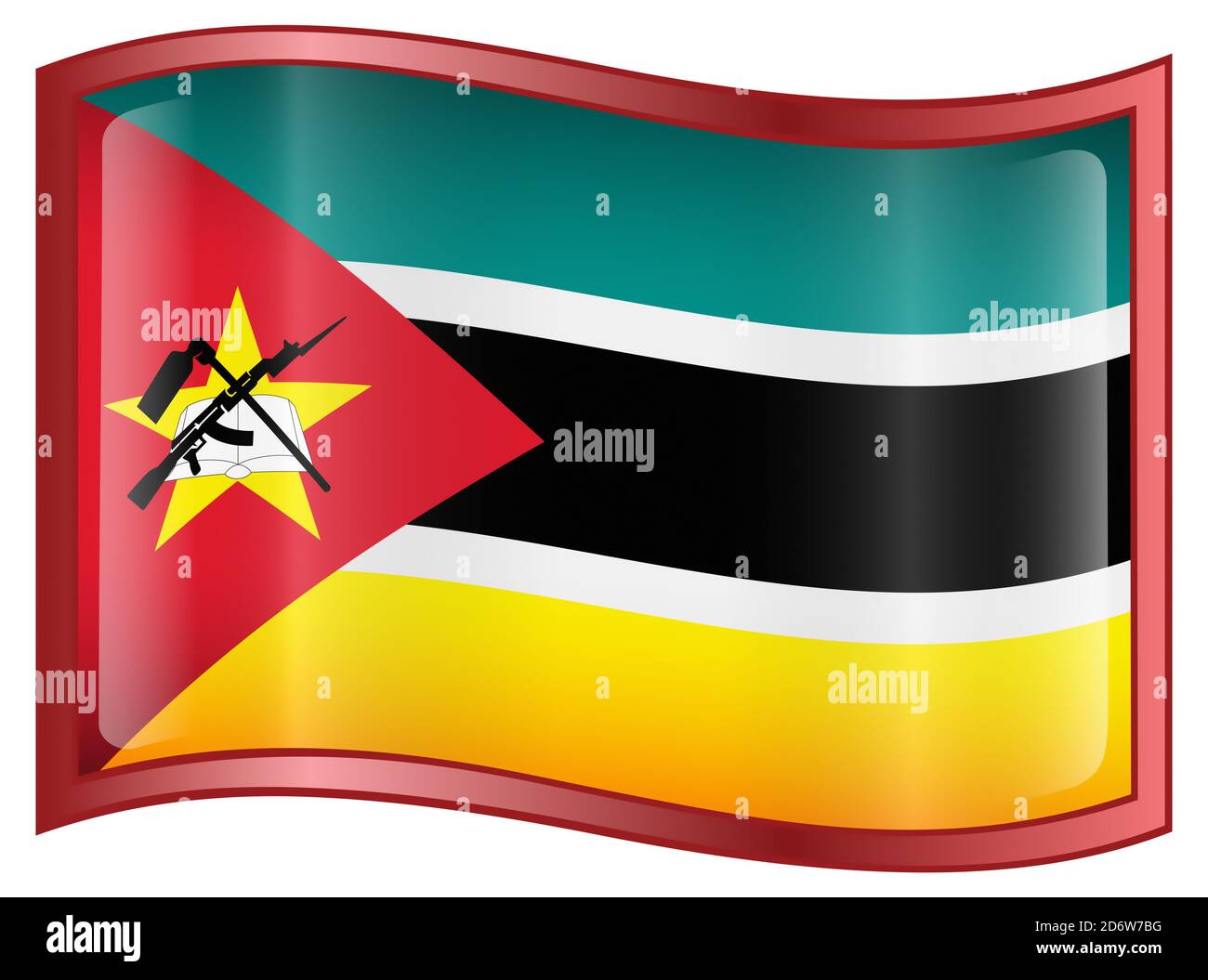 National flag mozambique mozambican hi-res stock photography and images ...