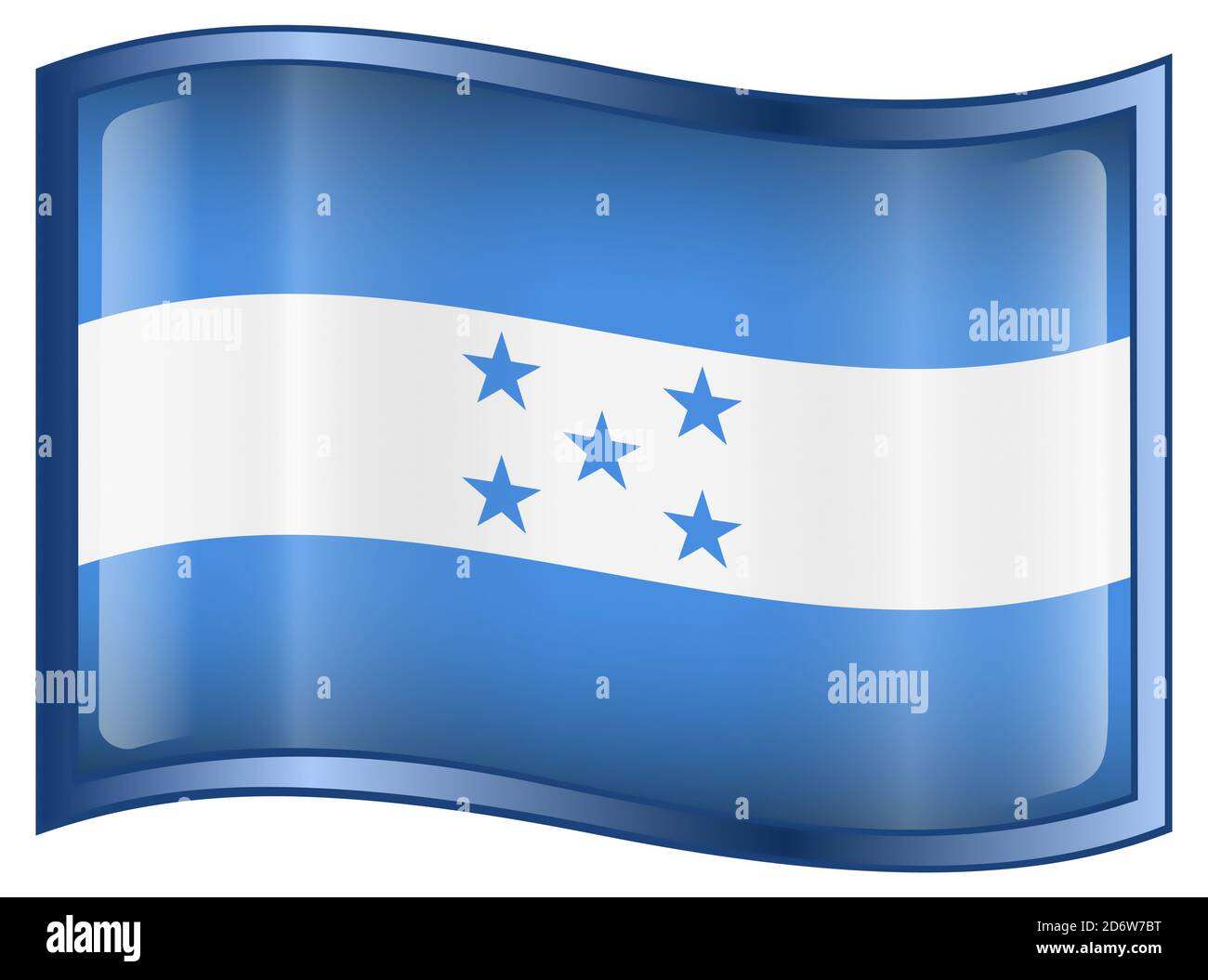 Waving flag honduras national Cut Out Stock Images & Pictures - Alamy