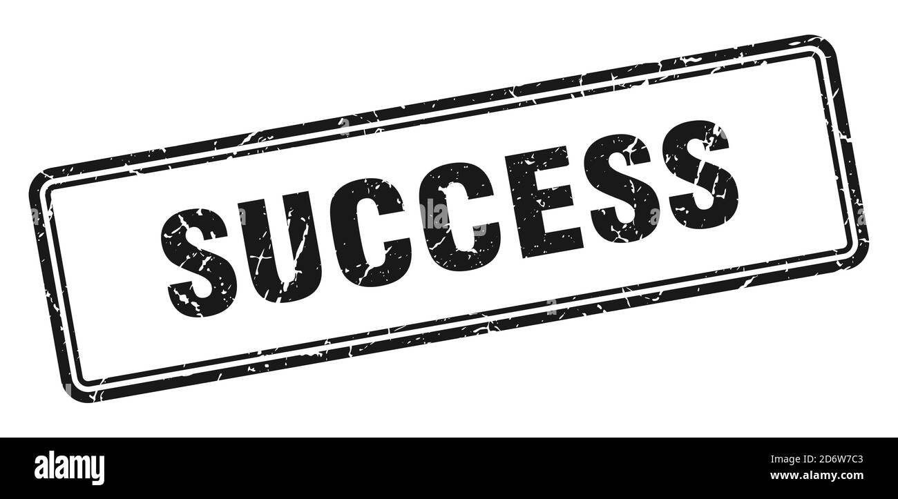 success stamp. square grunge sign isolated on white background Stock ...