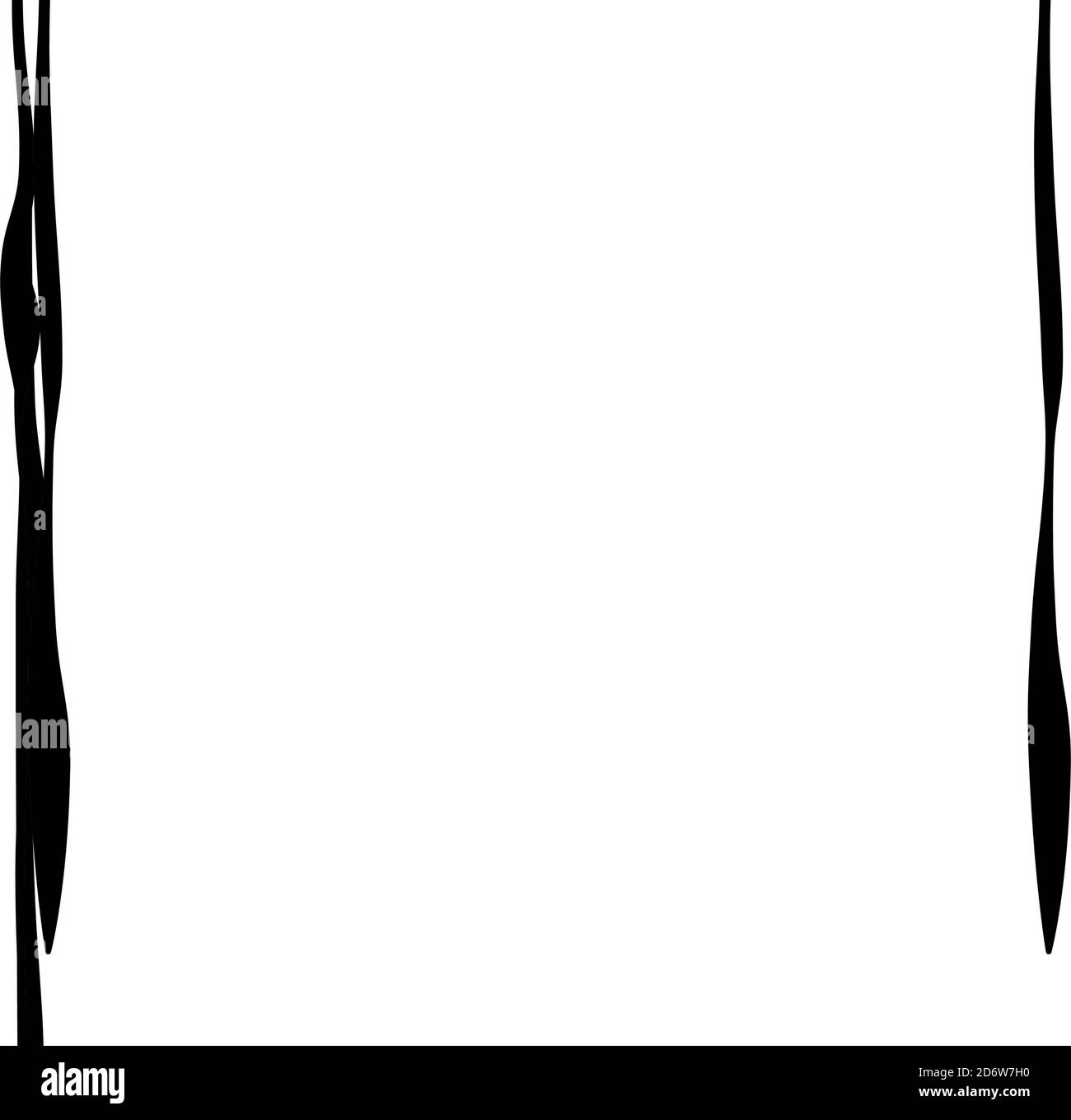 Melting, smudge paint effect vector illustration. Paint lines, paint ...