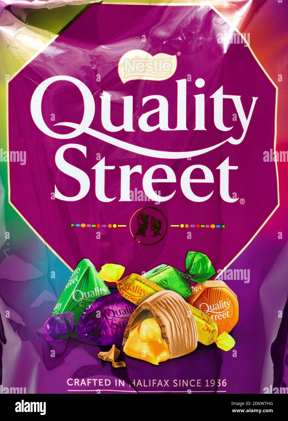 The purple one quality street hi-res stock photography and images - Alamy