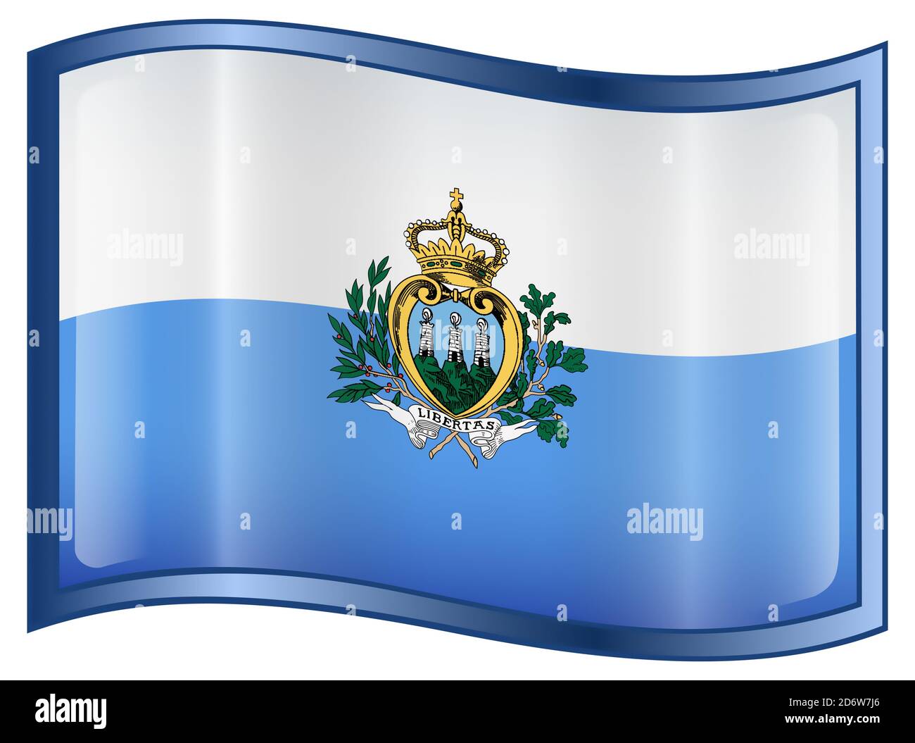 Flag of san marino Cut Out Stock Images & Pictures - Alamy