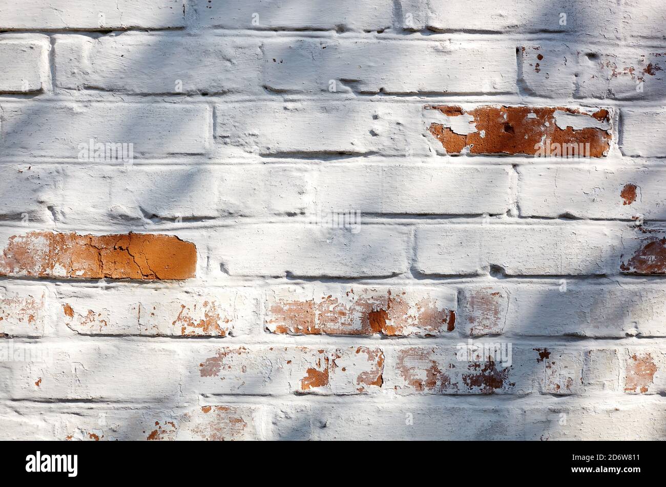 Red white wall background. Old grungy brick wall texture. Vintage wall ...