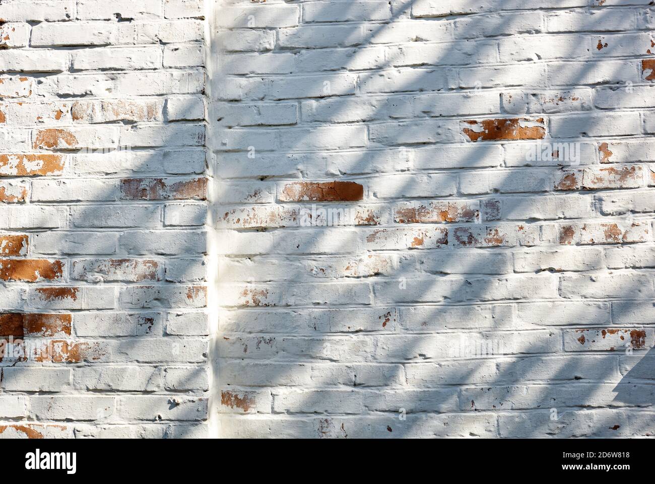 Red white wall background. Old grungy brick wall texture. Vintage wall ...