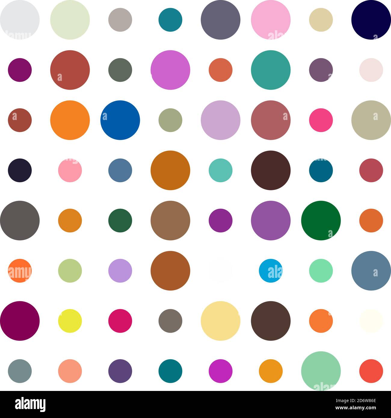 Random size colorful Circles vector illustration. Circles design ...