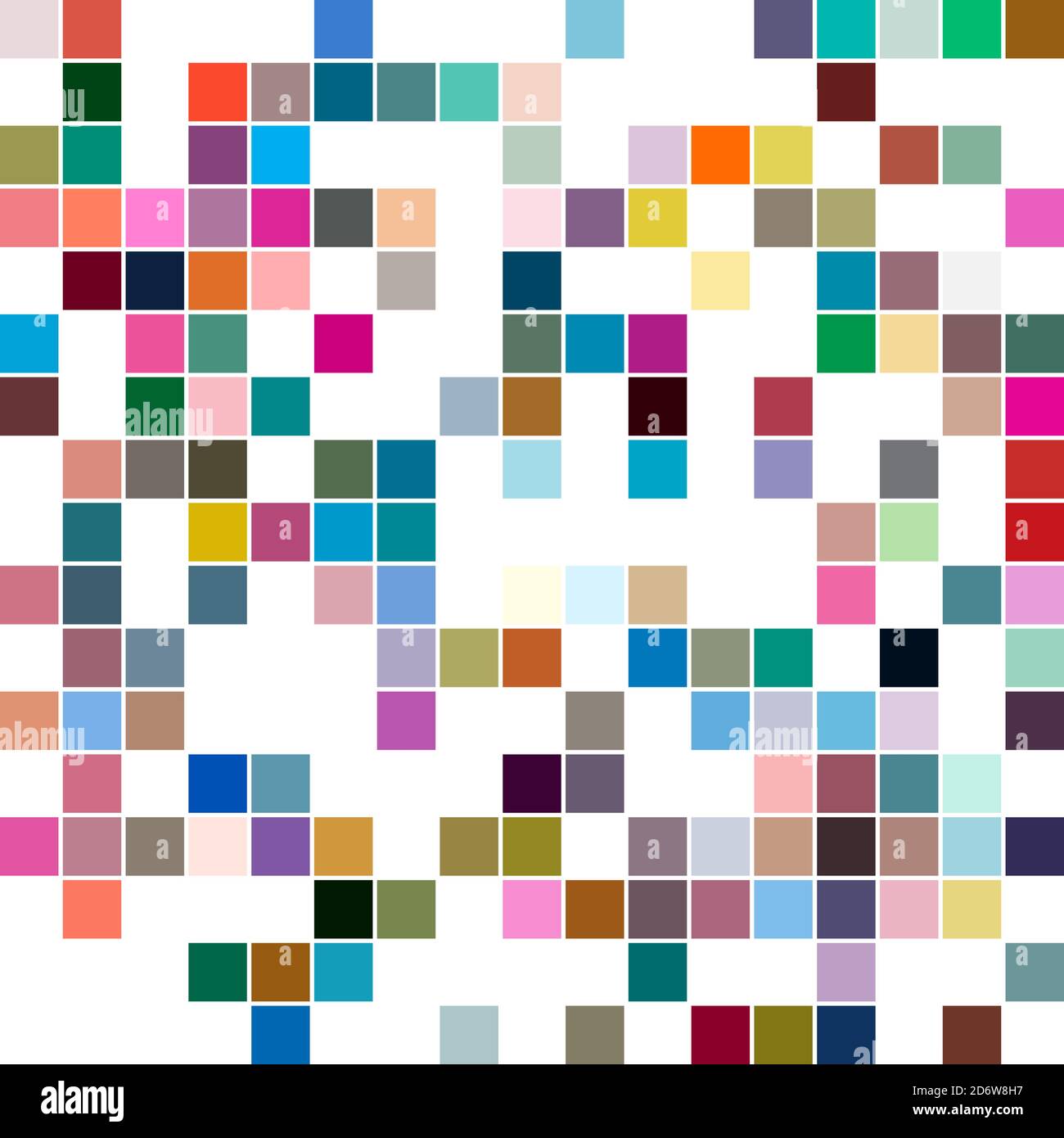 Random squares mosaic vector illustration. Colorful squares design ...