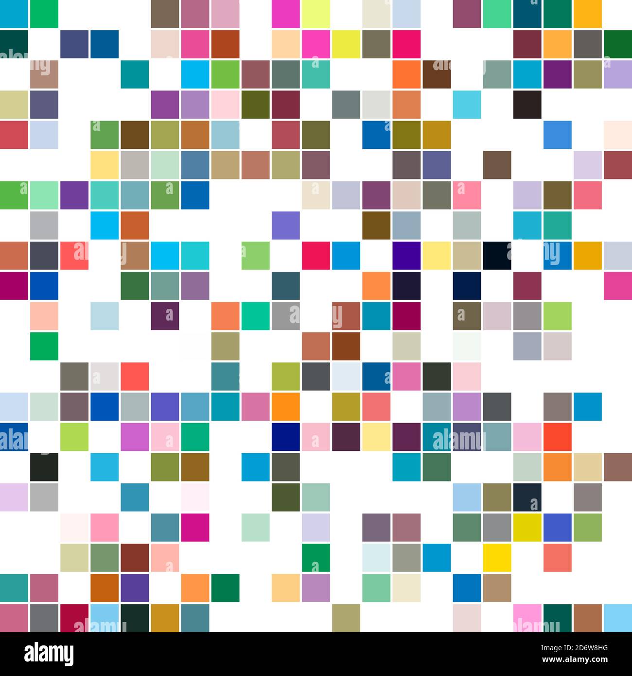 Random squares mosaic vector illustration. Colorful squares design ...