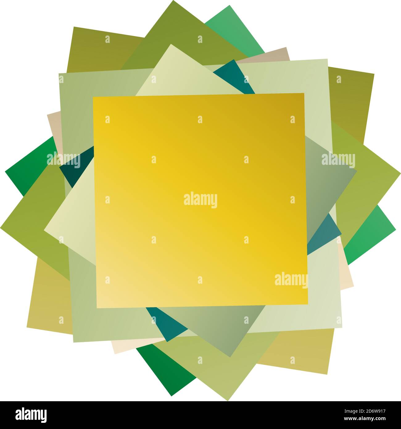 Random rotated overlapping chaotic Squares vector illustration ...