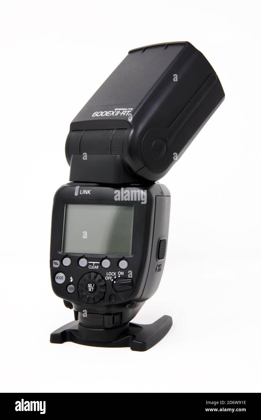 Canon flash gun hi-res stock photography and images - Alamy