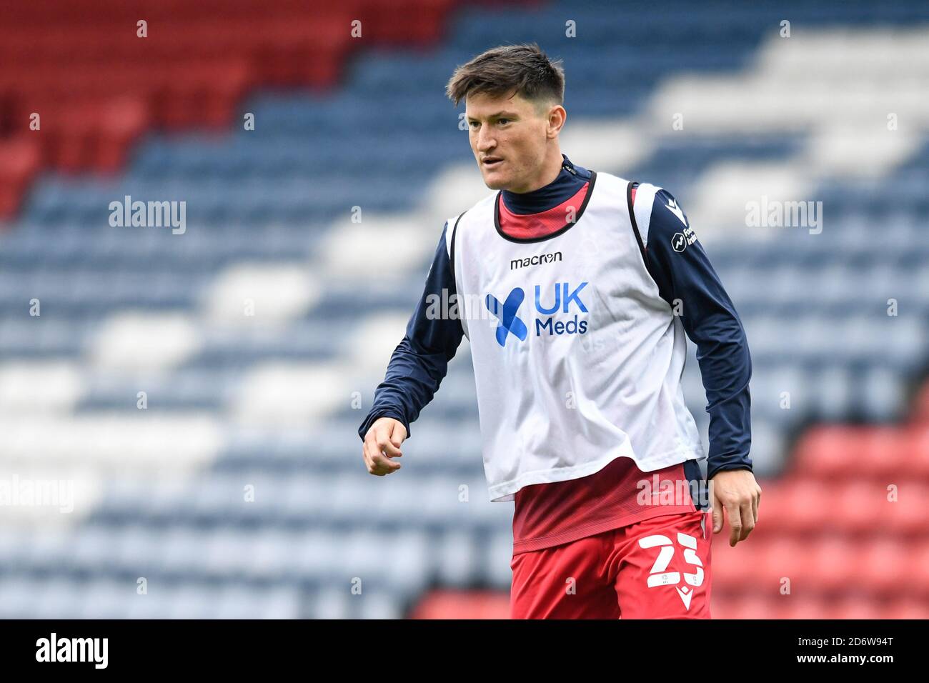 Joe Lolley (23) of Nottingham Forest warming up before the game Stock ...