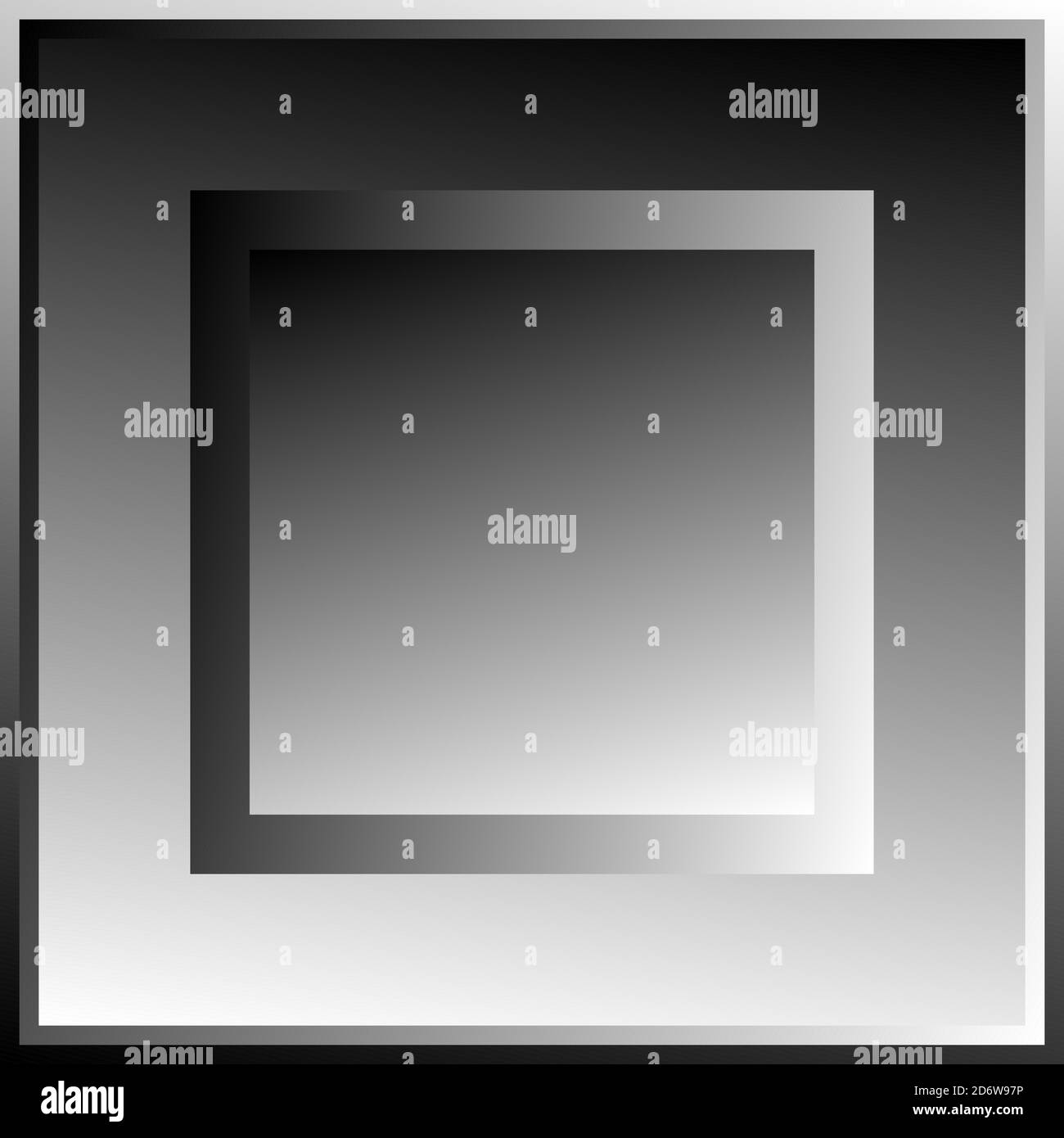 Overlapping squares, Blocks vector illustration. Grayscale squares ...
