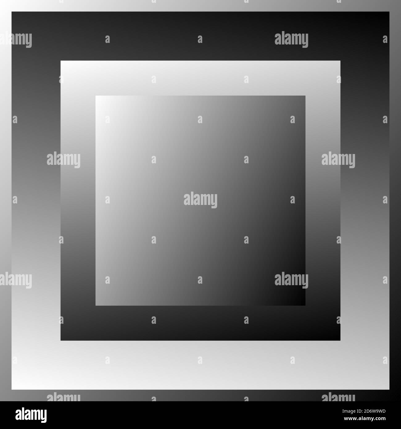 Overlapping squares, Blocks vector illustration. Grayscale squares ...