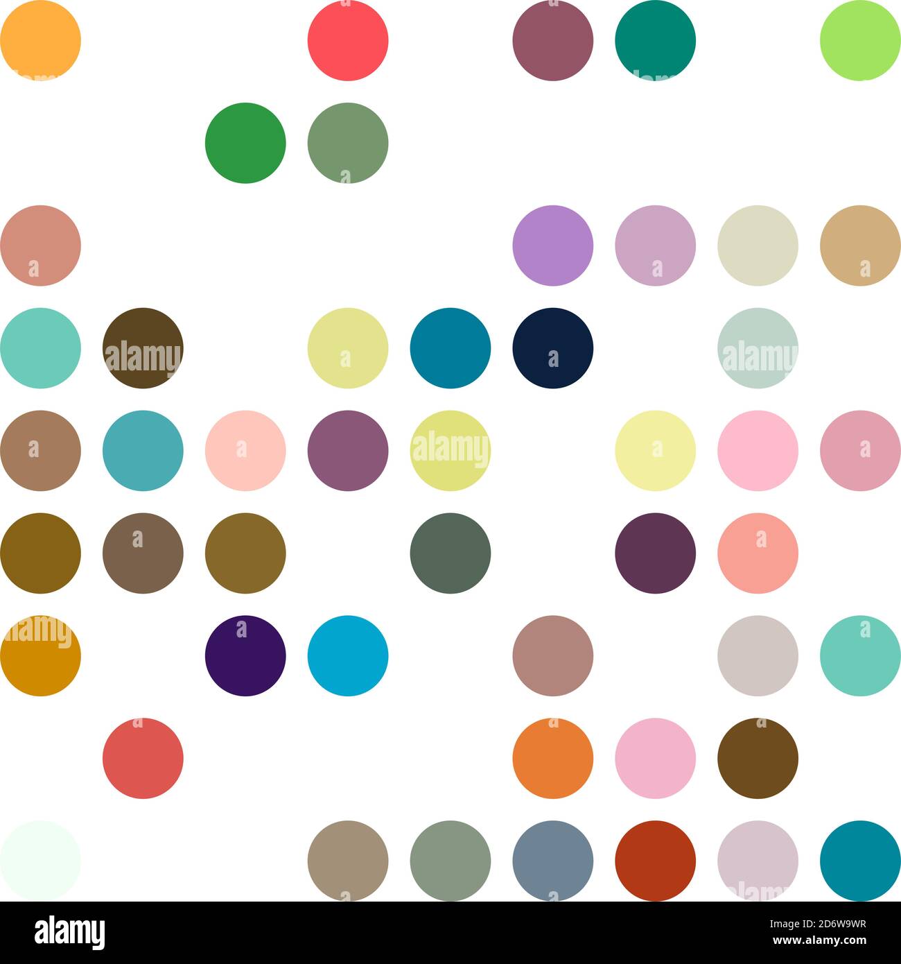 Random, colorful Circles vector illustration. Circles design element ...