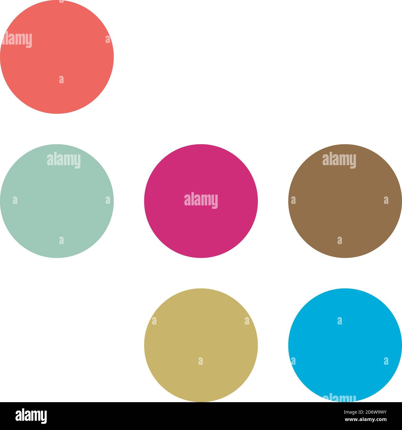 Random, colorful Circles vector illustration. Circles design element ...