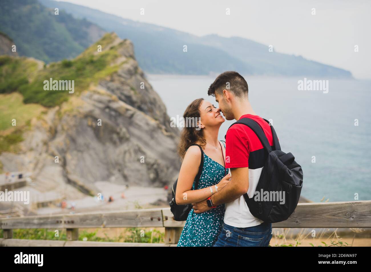 Kissing couple in the country hi-res stock photography and images - Alamy