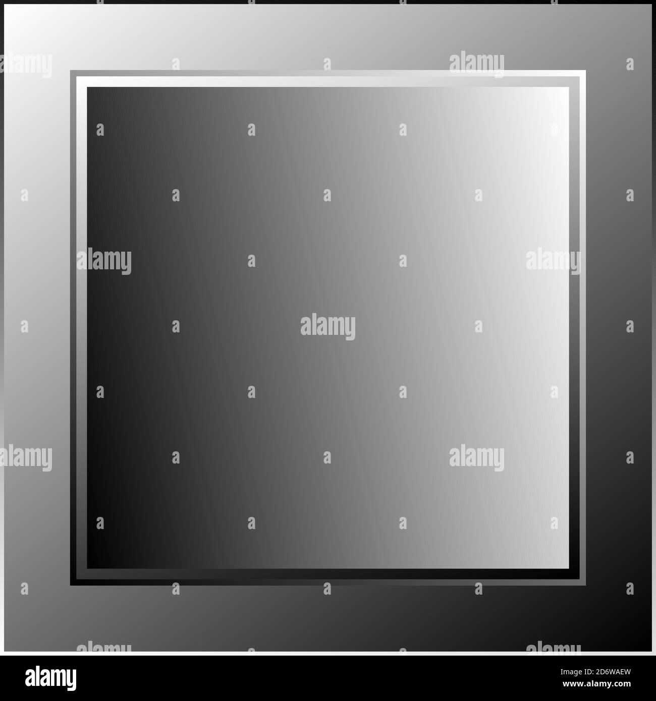 Overlapping squares, Blocks vector illustration. Grayscale squares ...