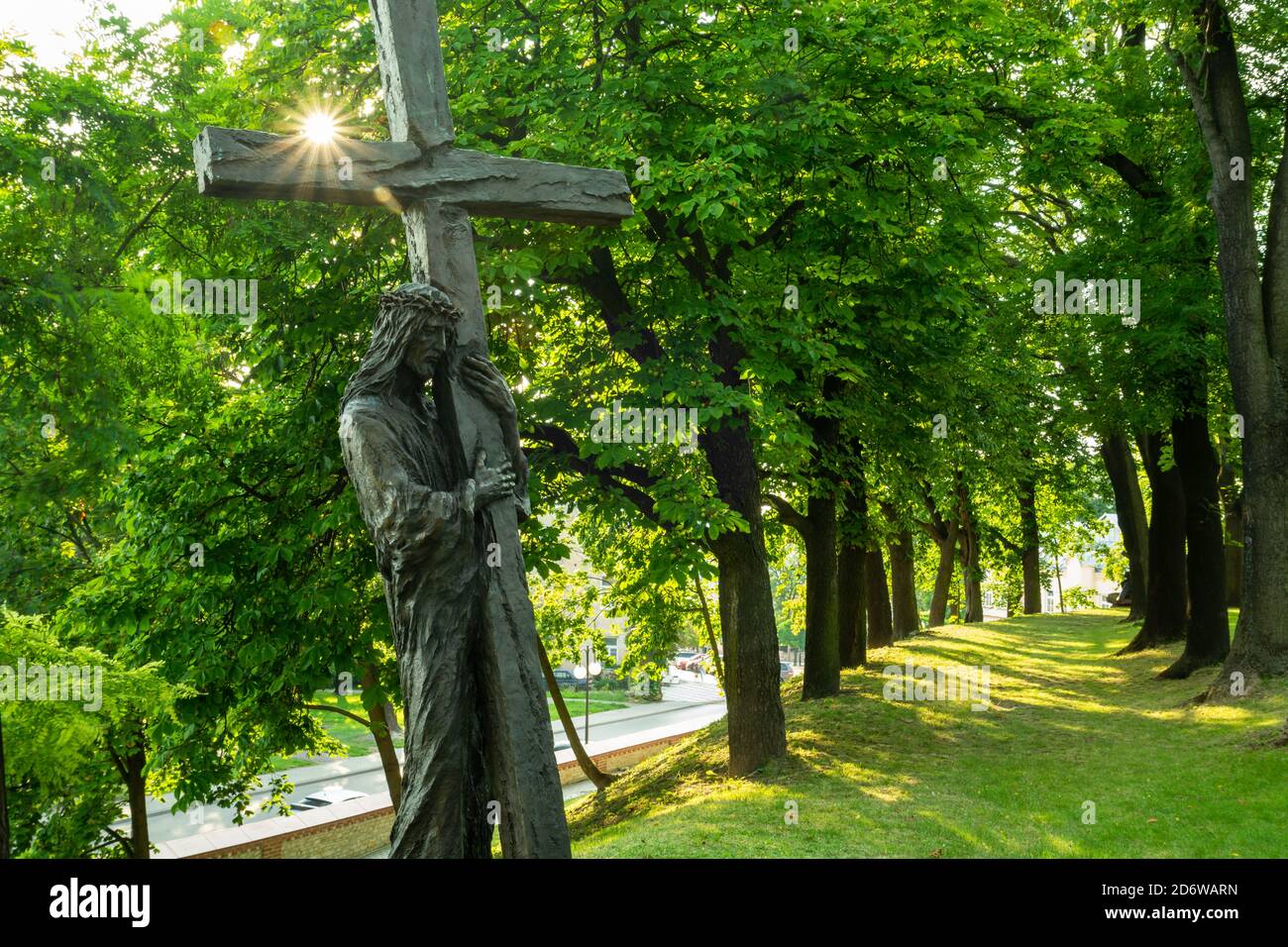 Chelm, Lubelskie, Poland - July 26, 2020: Way of the Cross in Chelm on ...