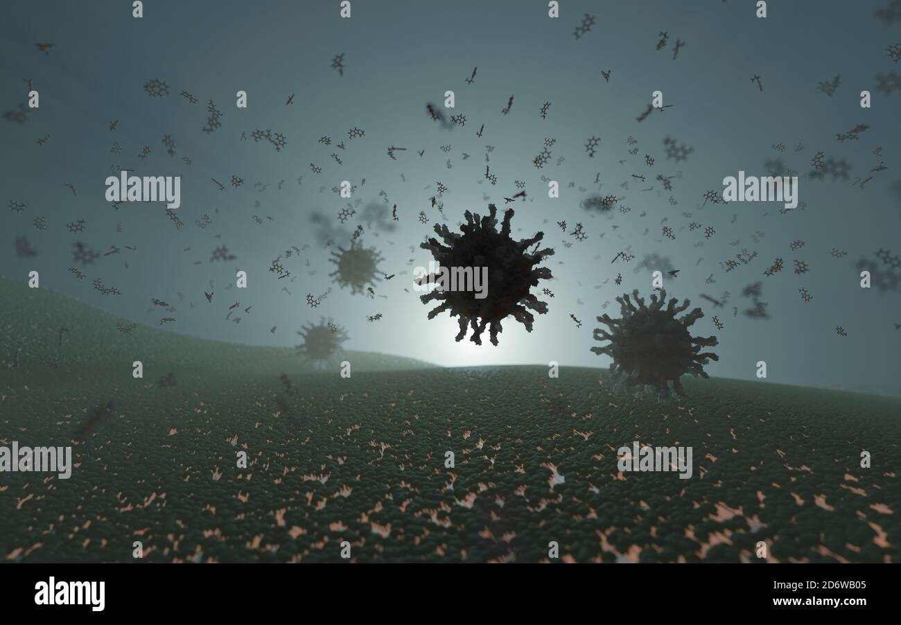 A virus is a submicroscopic infectious agent that replicates only ...