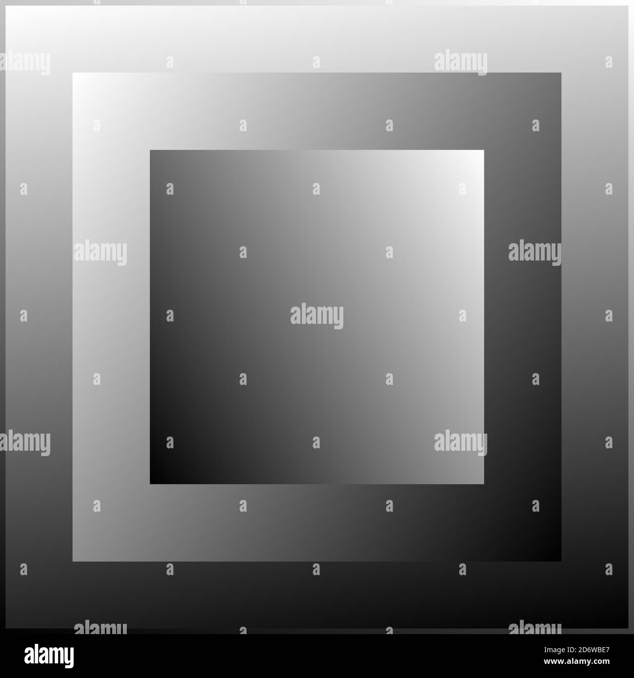 Overlapping squares, Blocks vector illustration. Grayscale squares ...
