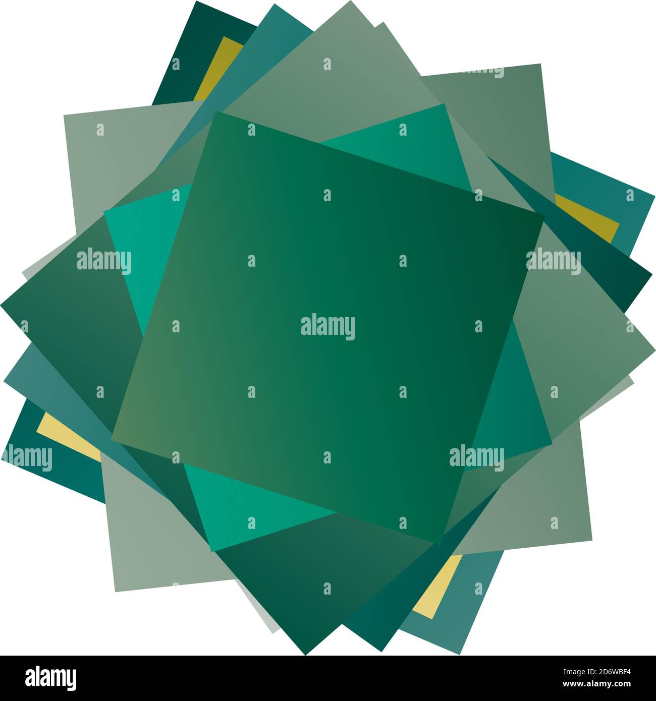 Random rotated overlapping chaotic Squares vector illustration ...