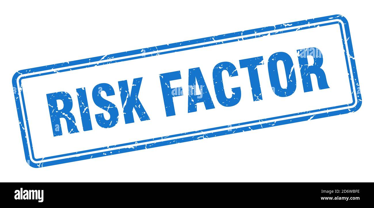 risk factor stamp. square grunge sign isolated on white background ...