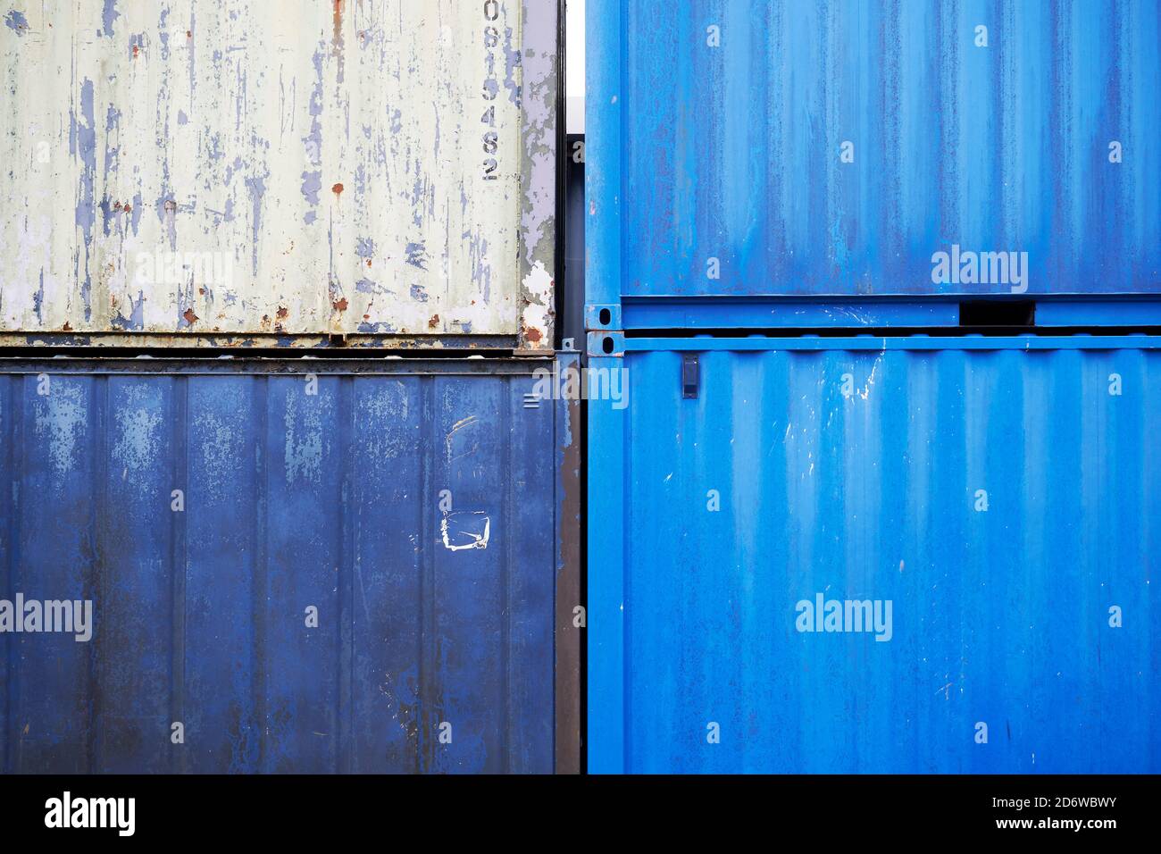 Abstract of metal storage containers Stock Photo - Alamy