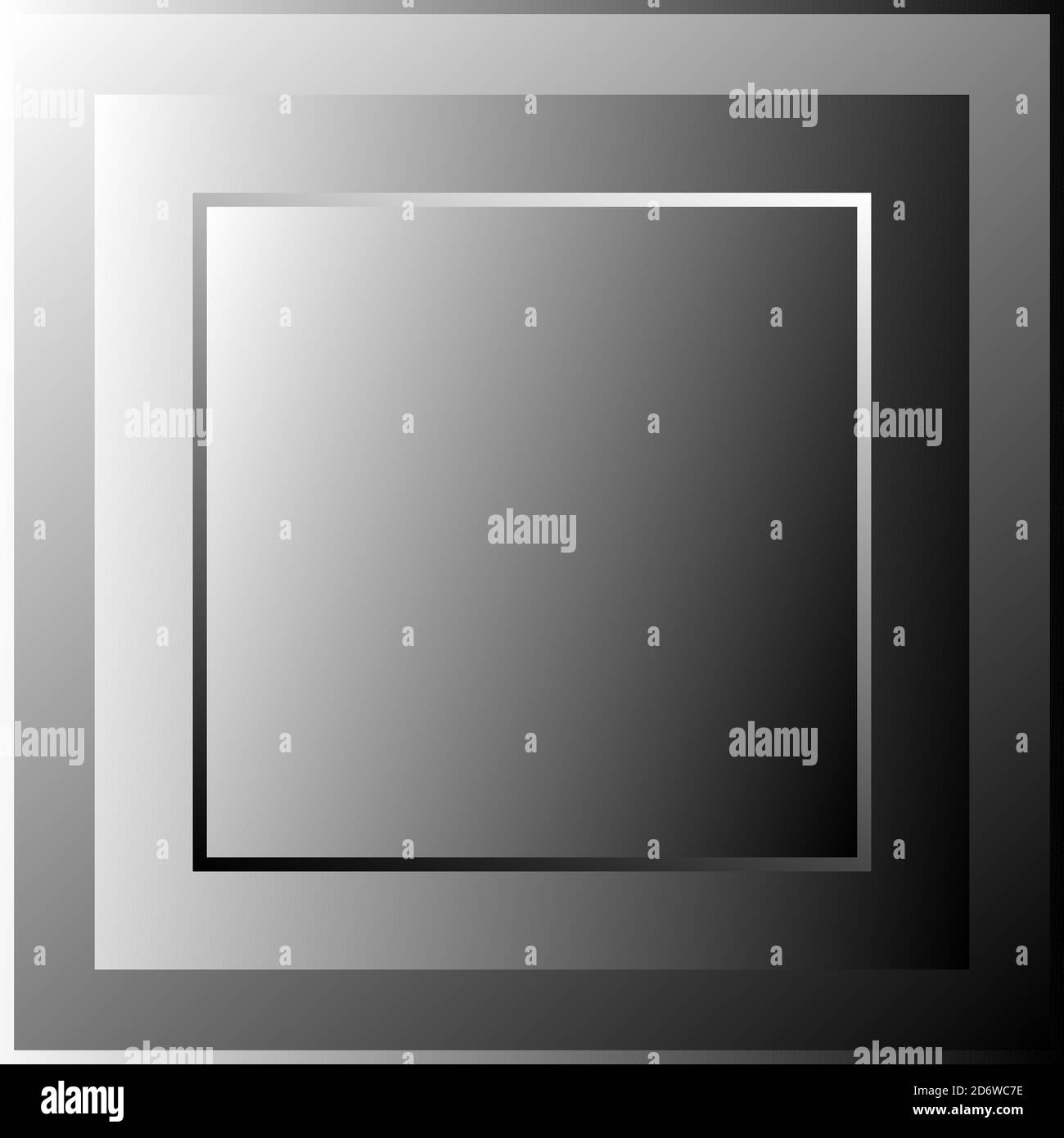 Overlapping squares, Blocks vector illustration. Grayscale squares ...
