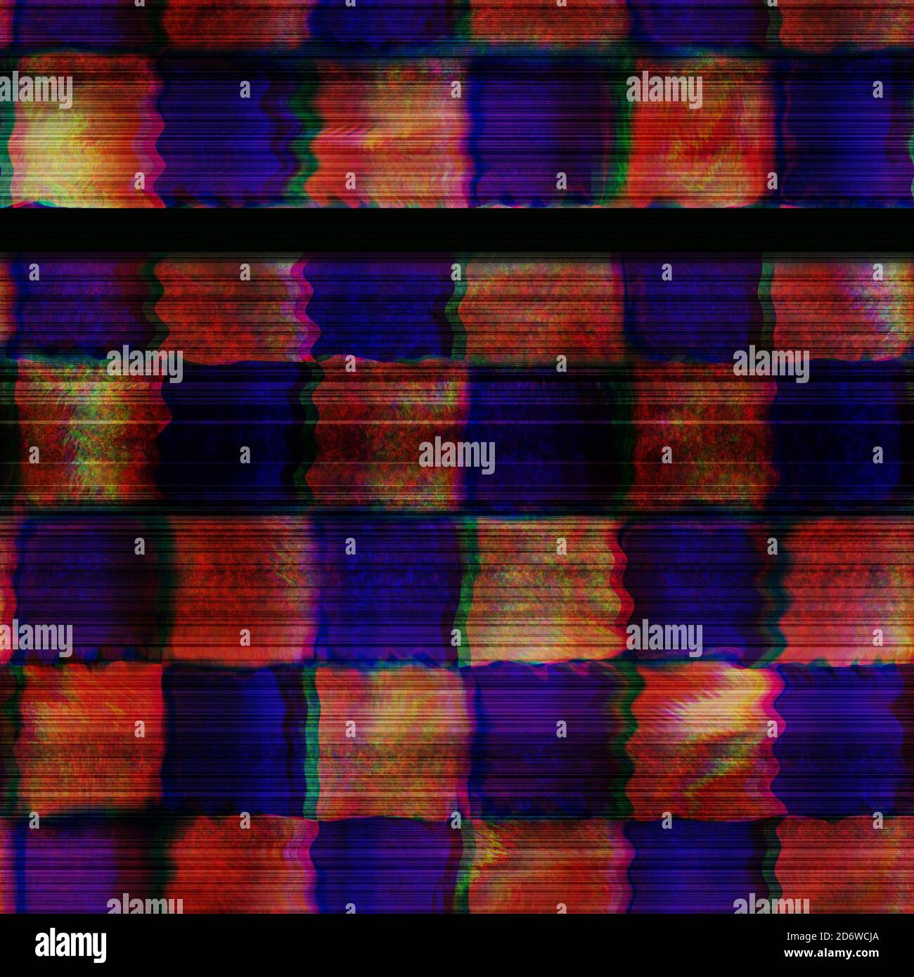 Seamless techno glitch RGB computer monitor noise Stock Photo - Alamy