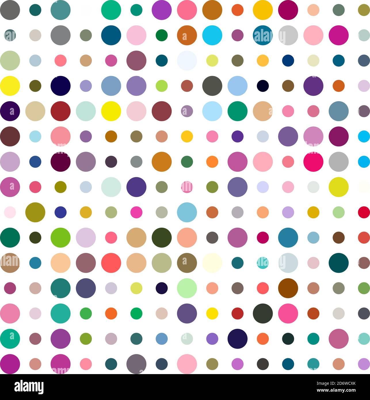 Random size colorful Circles vector illustration. Circles design ...