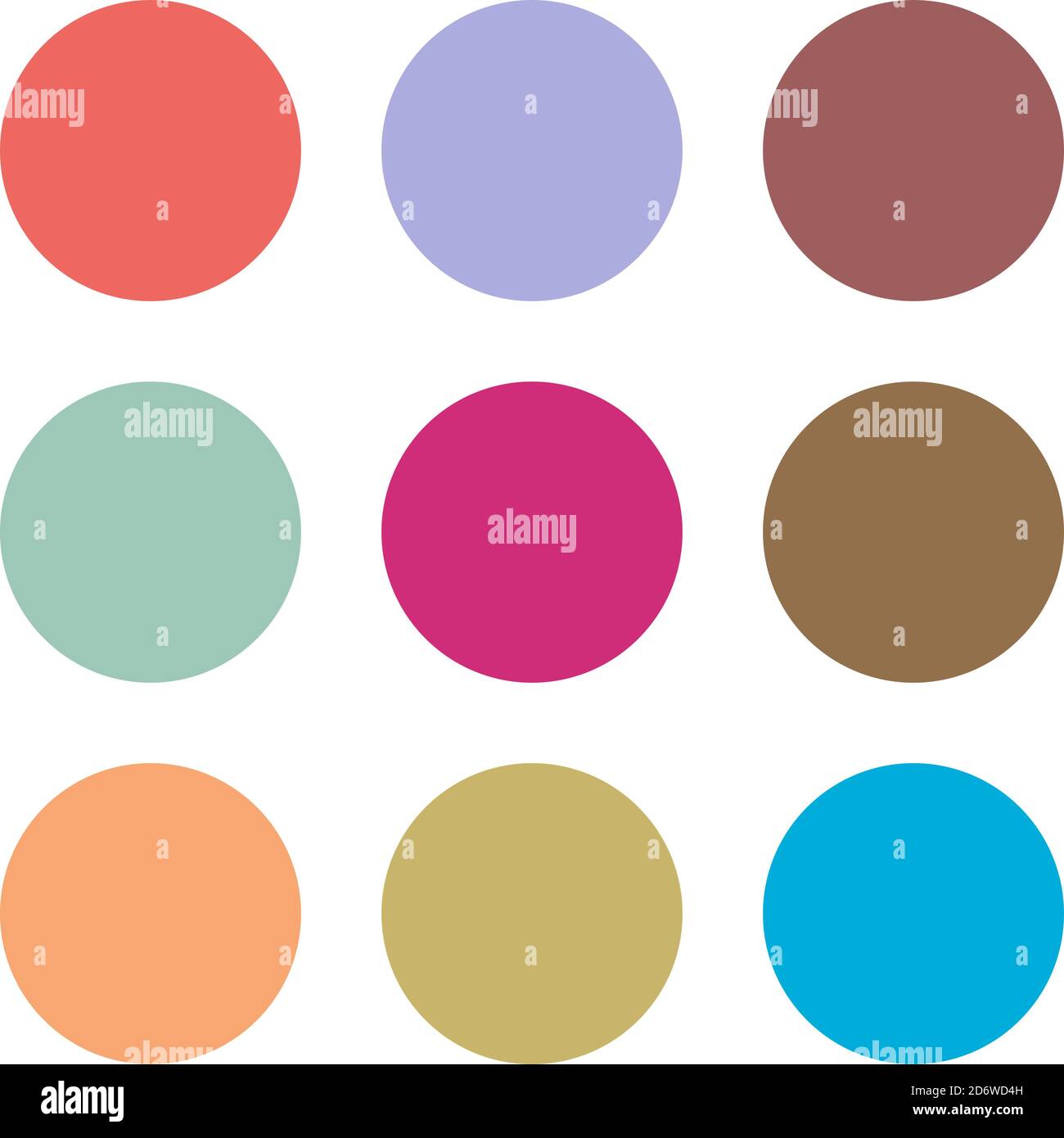 Color Circles vector illustration. Circles design element, circles ...