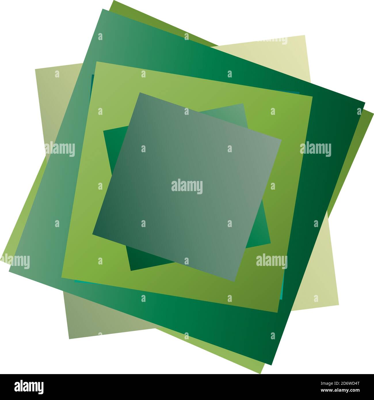 Random rotated overlapping chaotic Squares vector illustration ...