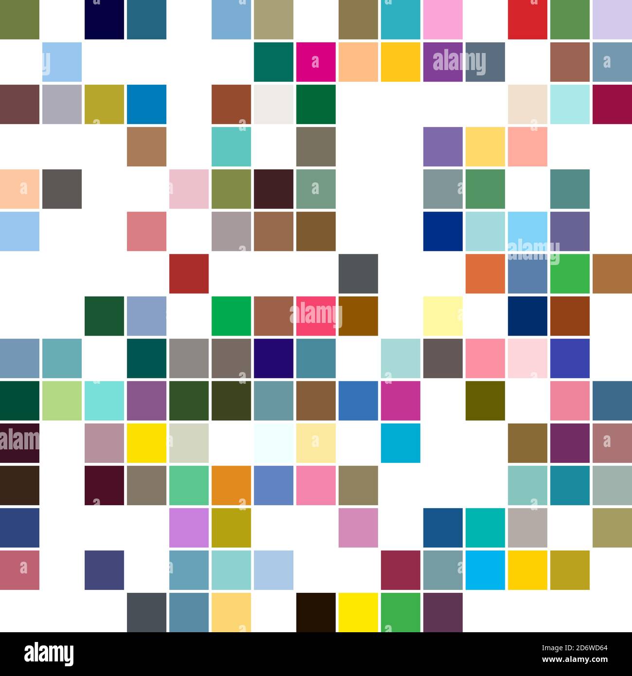 Random squares mosaic vector illustration. Colorful squares design ...