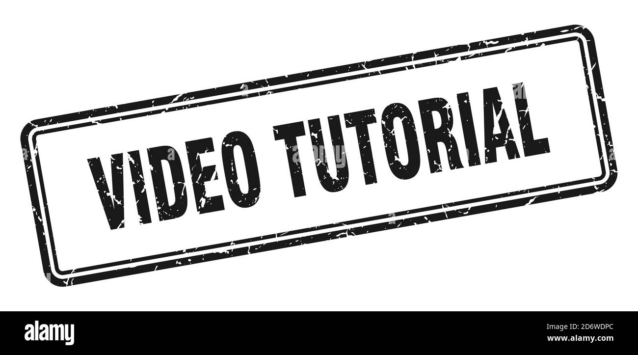 Tutorial stamp Black and White Stock Photos & Images - Alamy