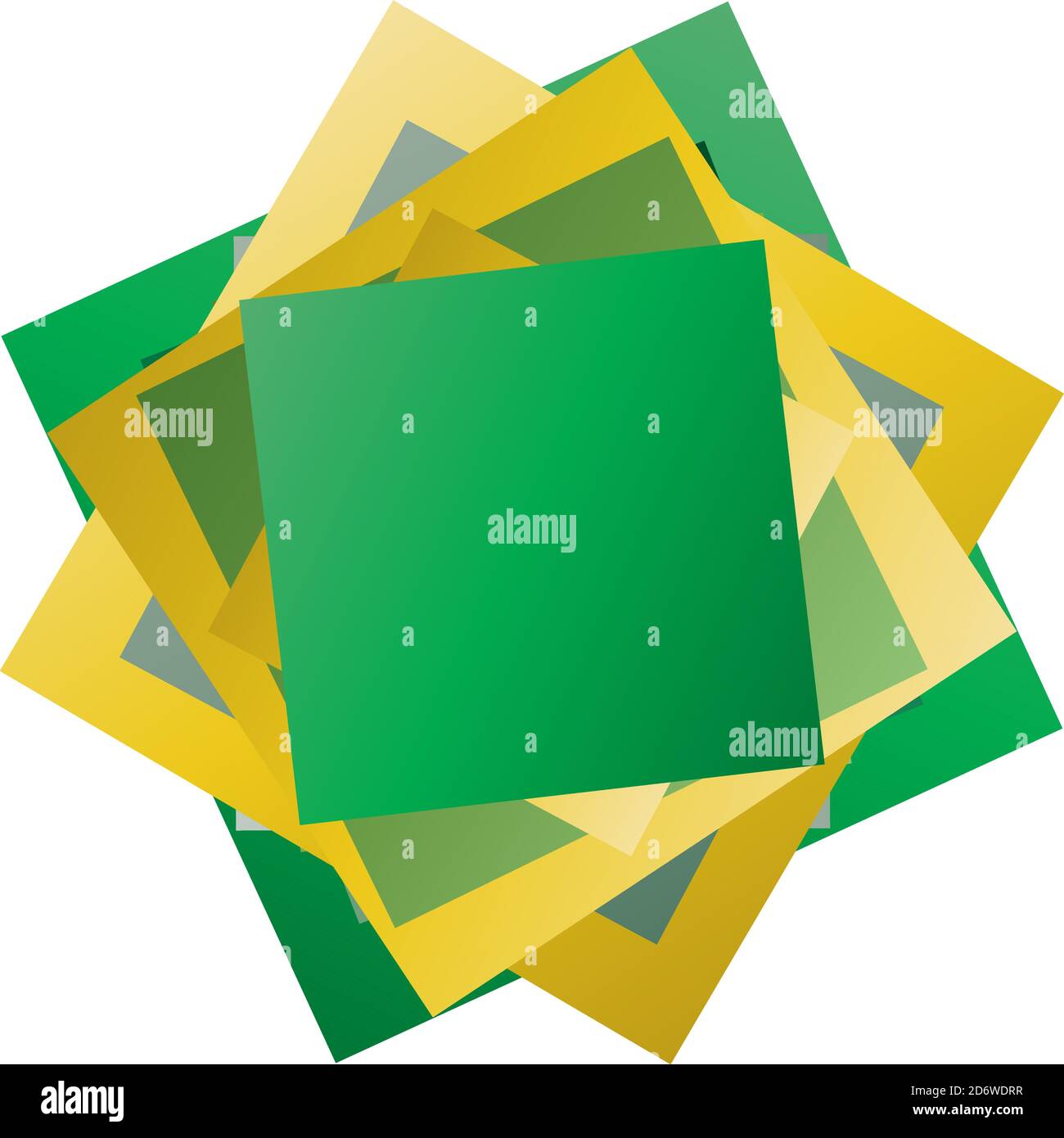 Random rotated overlapping chaotic Squares vector illustration ...