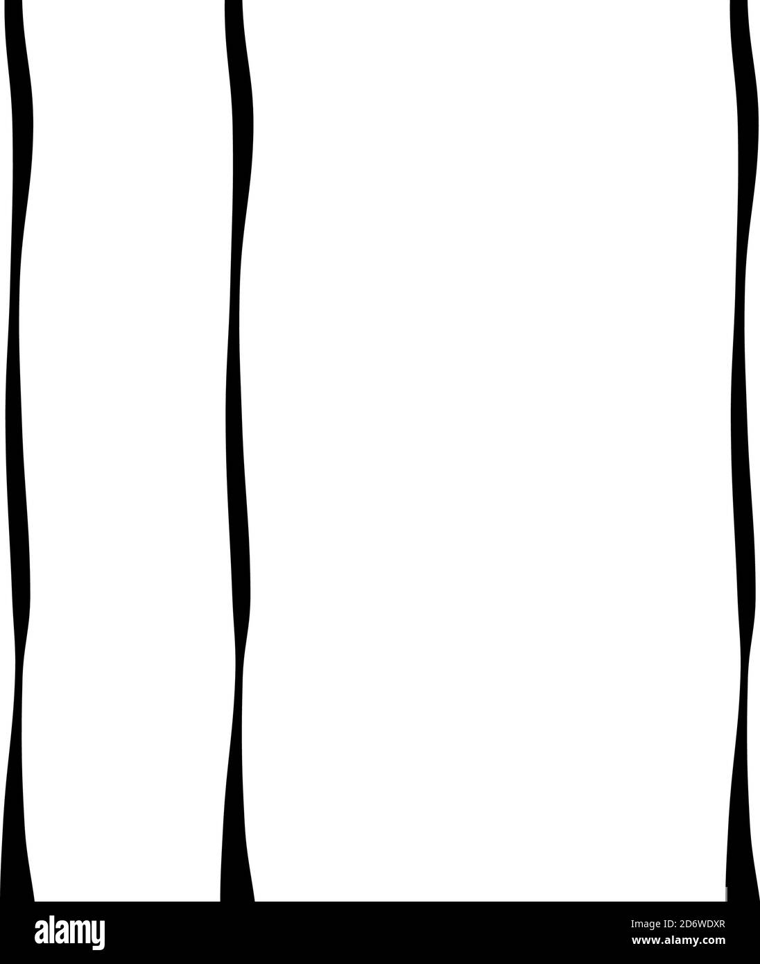 Melting, smudge paint effect vector illustration. Paint lines, paint ...