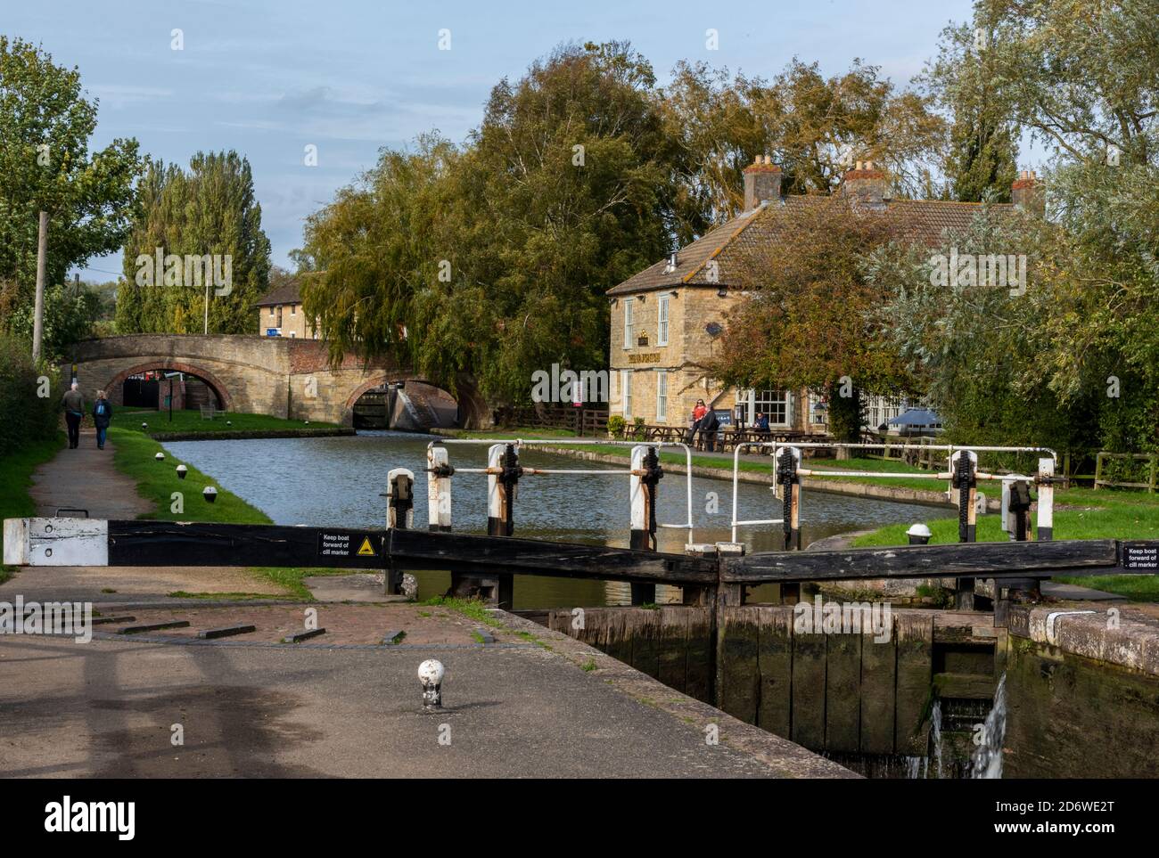 The bottom lock and canal side public house managed by marstons brewery ...