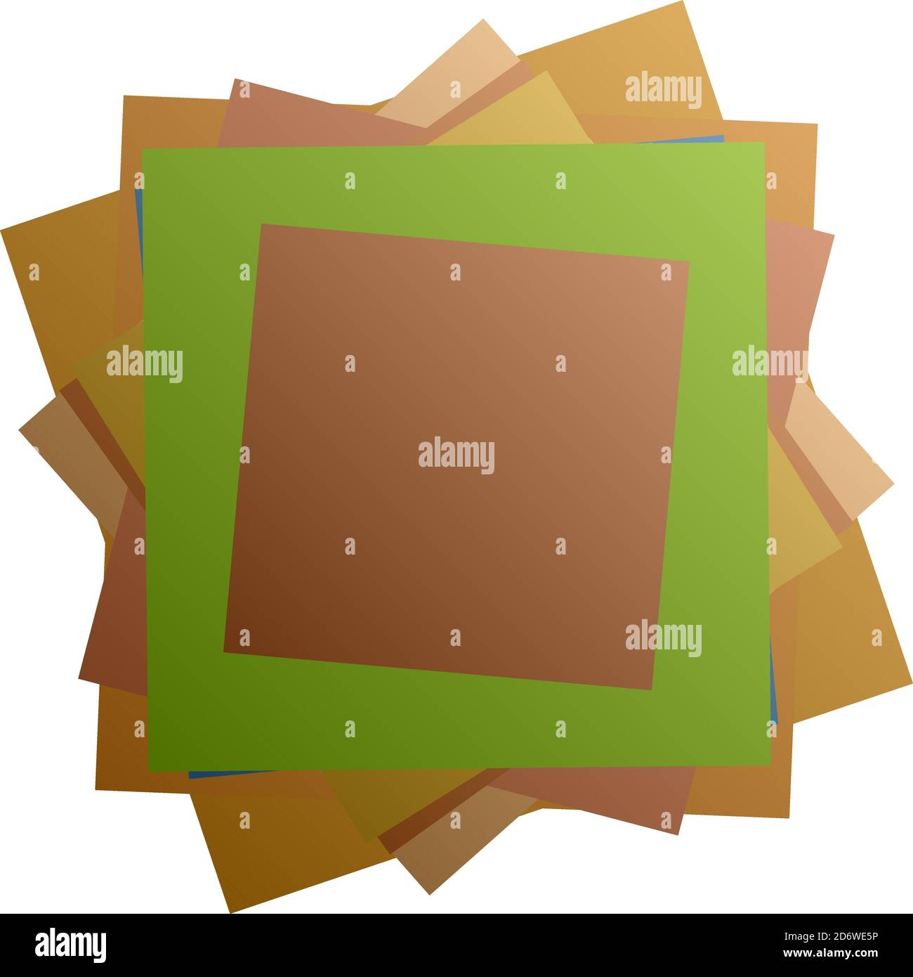 Random rotated overlapping chaotic Squares vector illustration ...