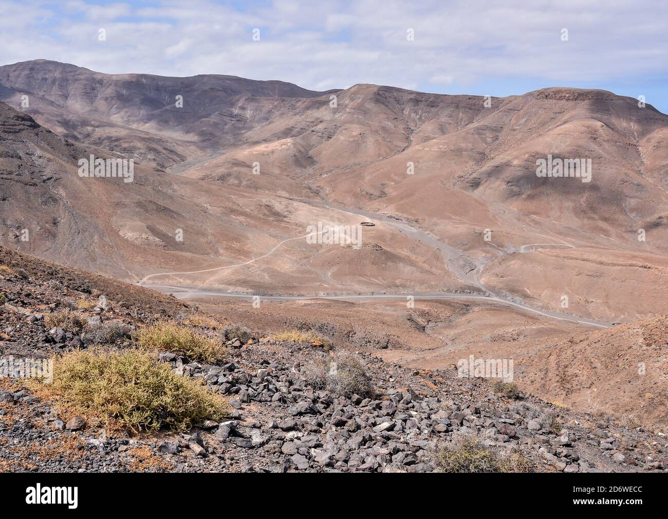 Dry Desert Landscape Stock Photo - Alamy