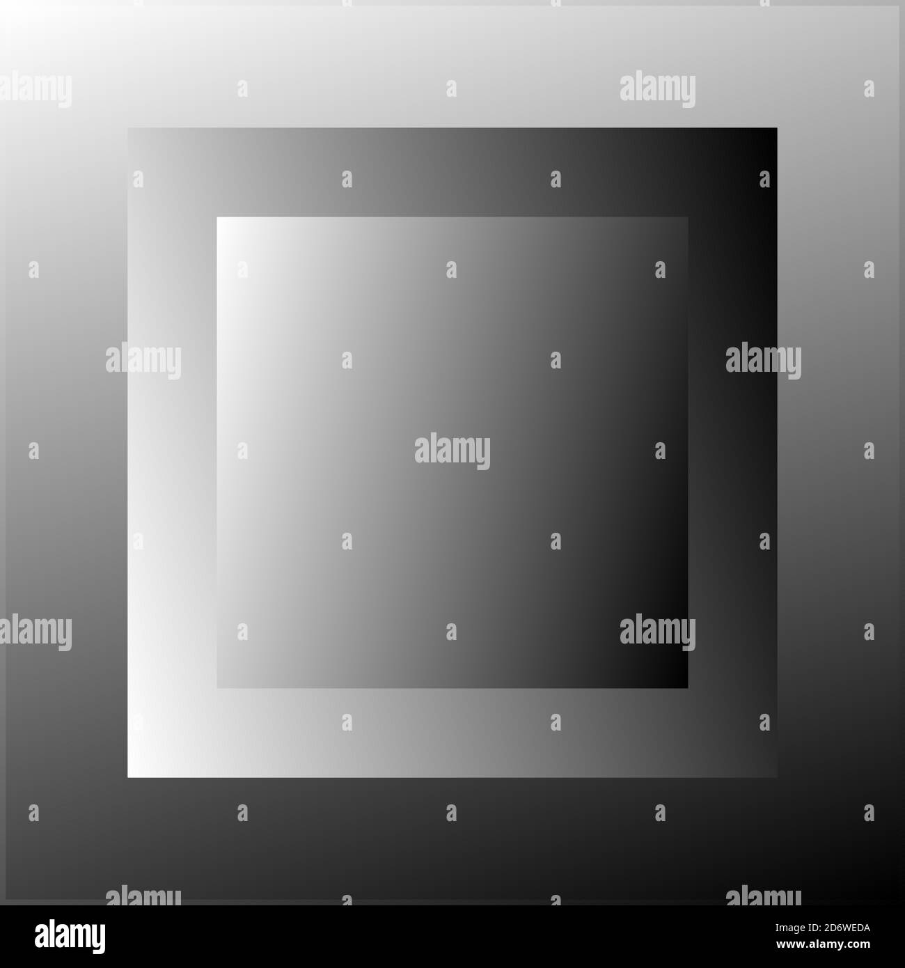 Overlapping squares, Blocks vector illustration. Grayscale squares ...