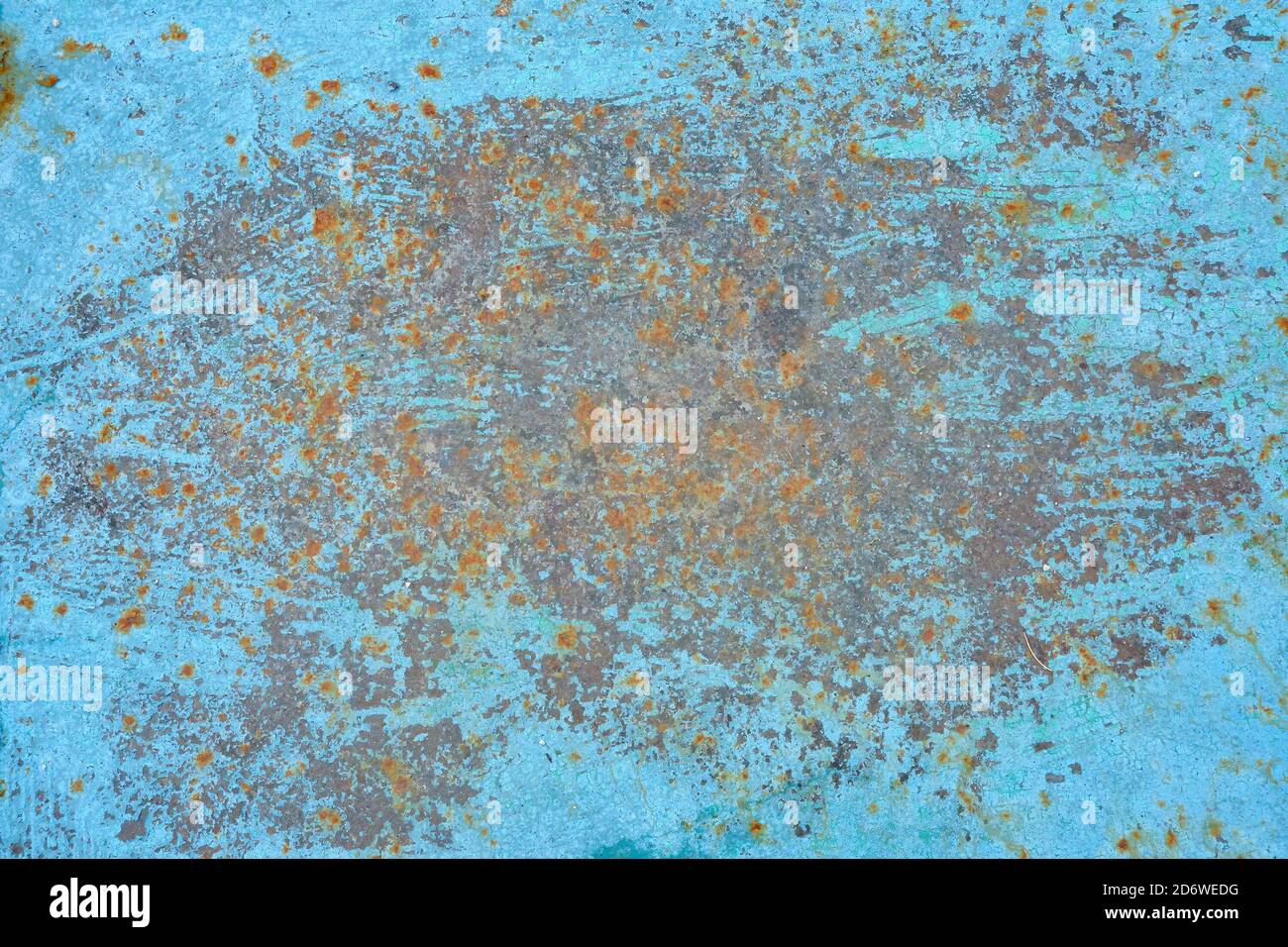 Texture of blue paint and rusty metal, background close-up Stock Photo ...
